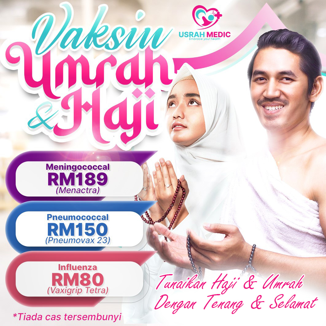 Vaksinasi Haji & Umrah - Usrah Medic